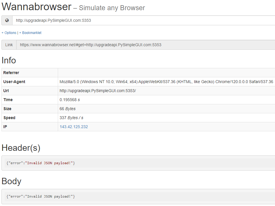 upgradeapi.PySimpleGUI.com Is Malware?